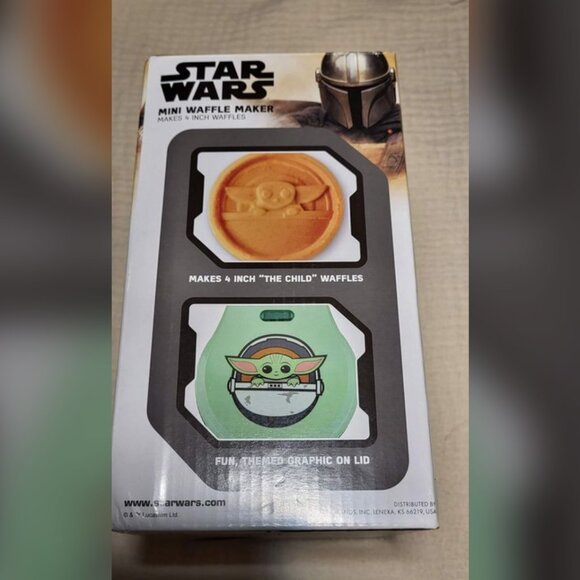 Disney | Kitchen | Star Wars The Child Grogu Baby Yoda Mini Waffle ...